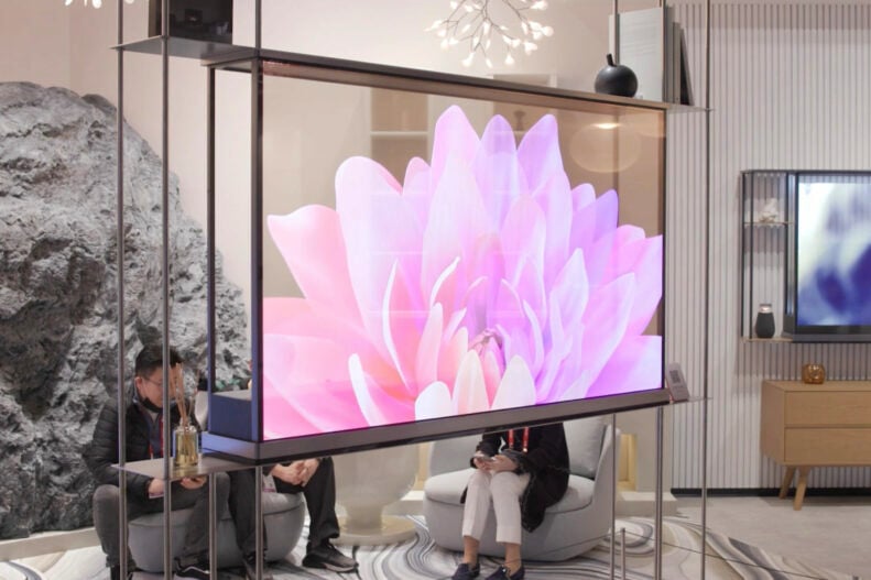 LG's transparent TV looks incredible up close: see it in action