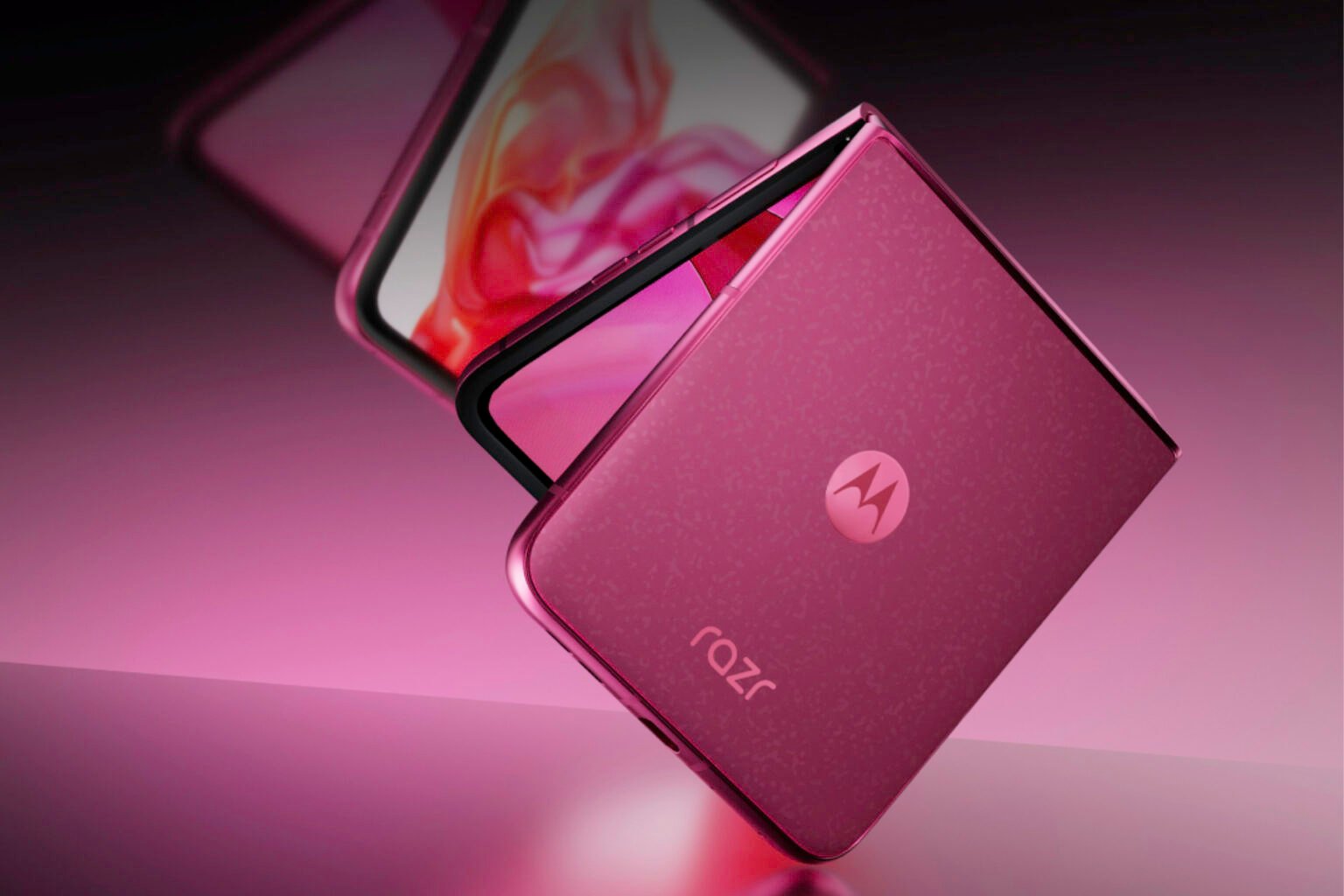 Paris Hilton's hot pink Motorola Razr 50 Ultra launches in Australia