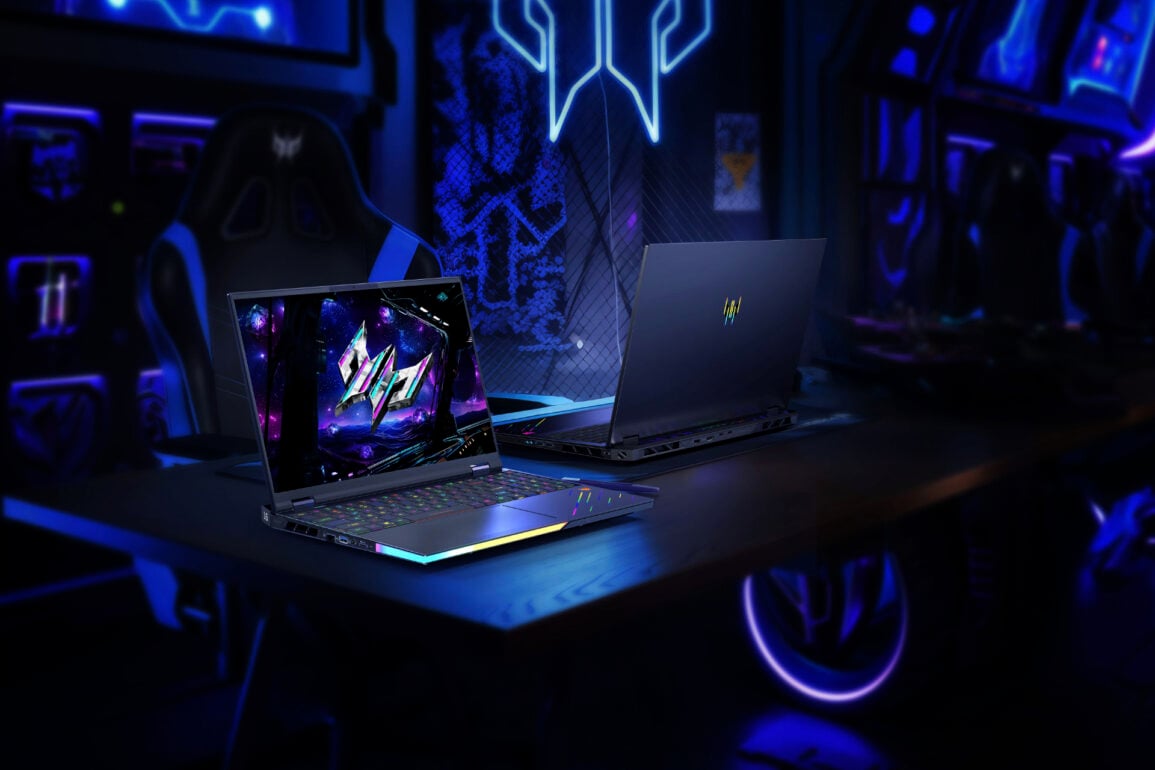 Acer Predator gaming laptops are more powerful and have more AI