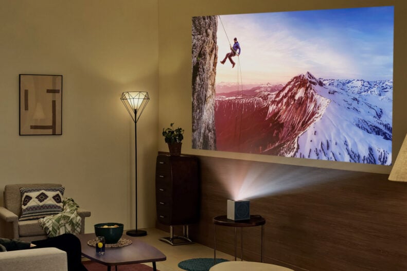 Tiny LG CineBeam S barely needs any space to project 100 inches